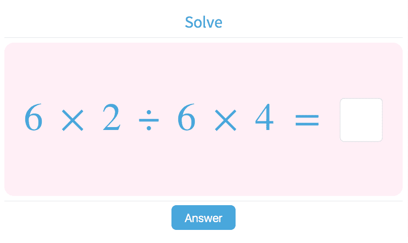 Grade 6 - Practice with Math Games